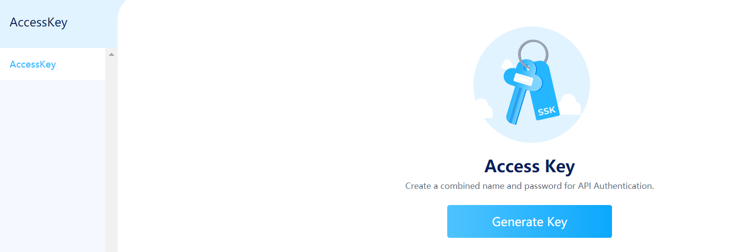 Obtain & Use Access Key